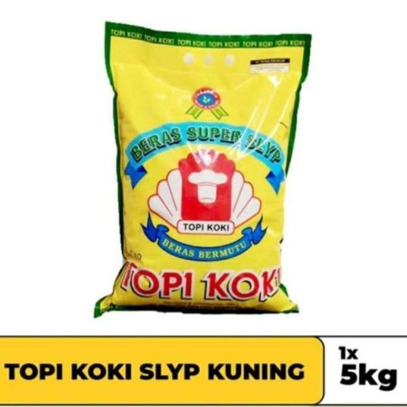 Jual top koki beras bermutu 5kg /beras putih pulen/beras murah/beras ...
