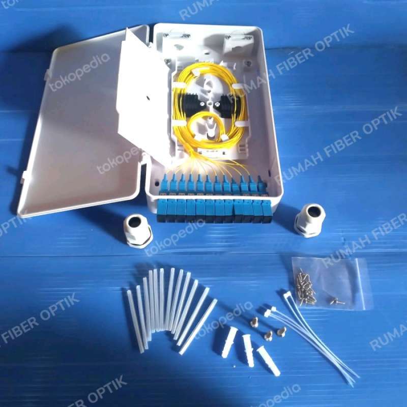 Promo otb mini 12 core lengkap pigtail SC UPC/OTB WALL 12 CORE Diskon 9 ...