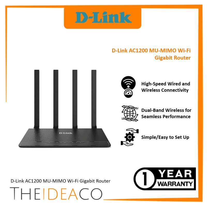 Jual D-link Ac1200 Mu-mimowi-fi Gigabit Router Di Seller Theidea.co ...