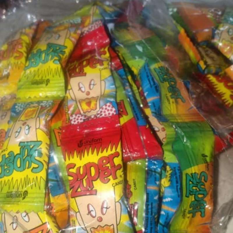 Jual Permen Super Zuper 2.5 gr Aneka Rasa Asem Manis Mantapzz MURAH di ...