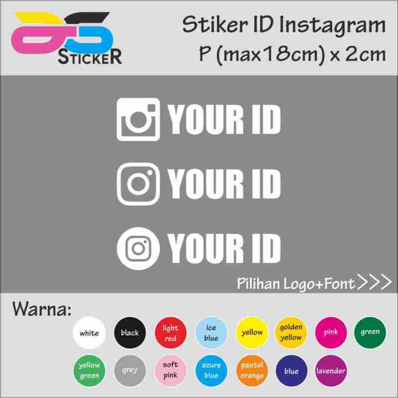 Jual Stiker Nama Ig Terbaru Dengan Harga Termurah Di 2024 | Blibli