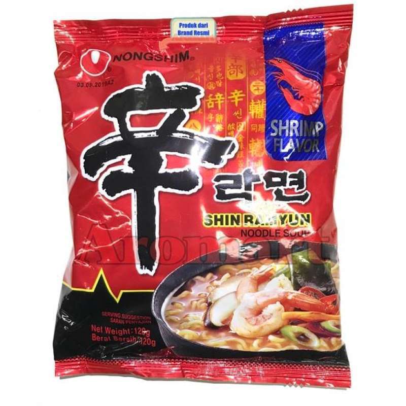 Jual Nongshim Shin Ramyun Shrimp Flavour Di Seller Aromart - Purwokerto ...