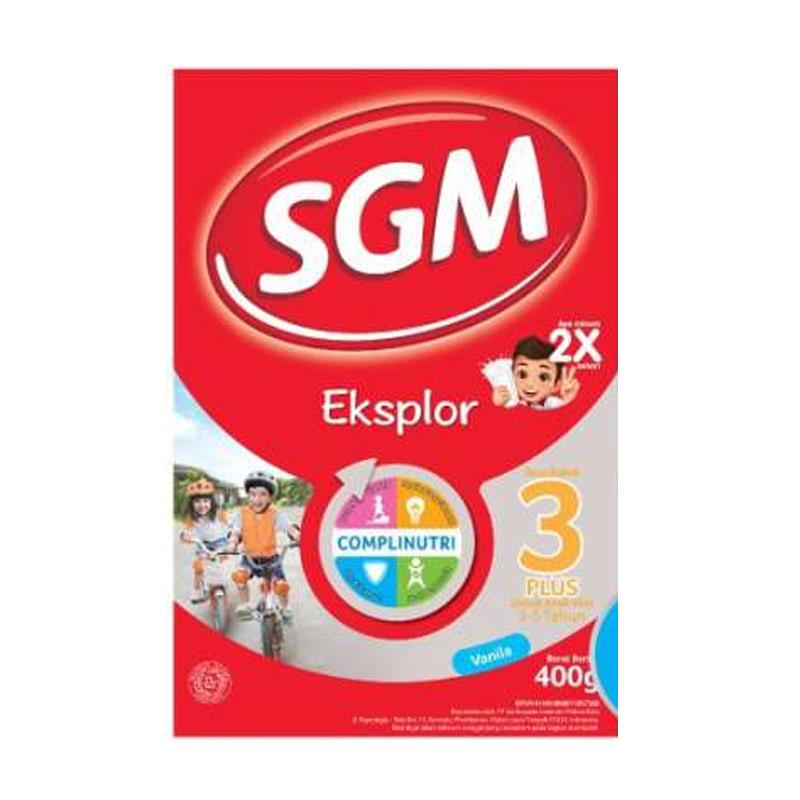 Jual SGM Eksplor 3+ Vanila Susu Formula [400 g] di Seller ZahraBabyShop ...