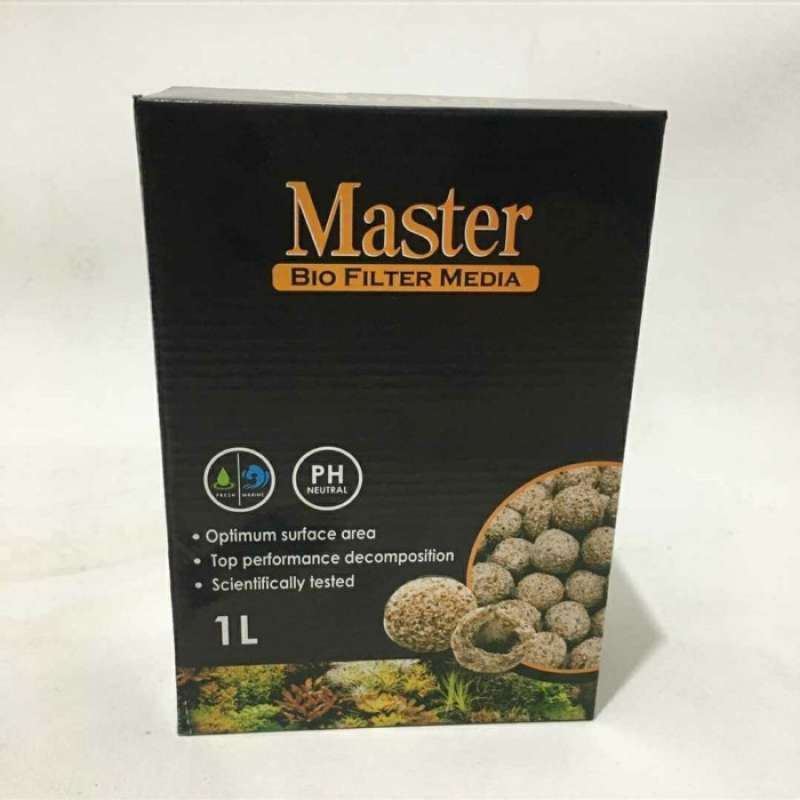 Jual Master Bio Filter Media 1Liter Rumah Bakteri Aquarium - Multicolor ...