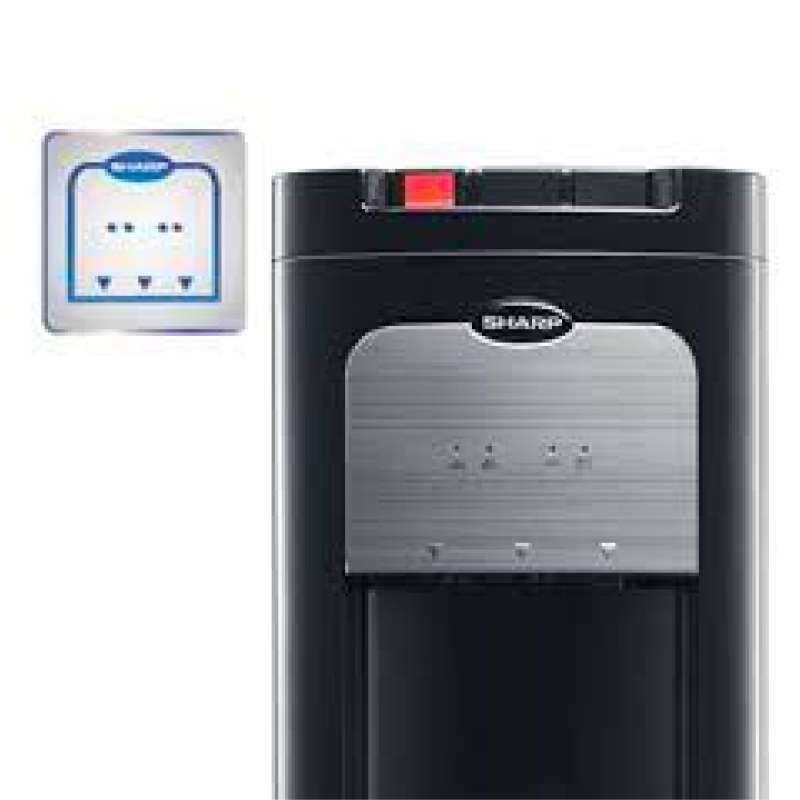 Promo Sharp Swd-72ehl Bk/wh Water Dispenser Stainless Steel Bottom ...