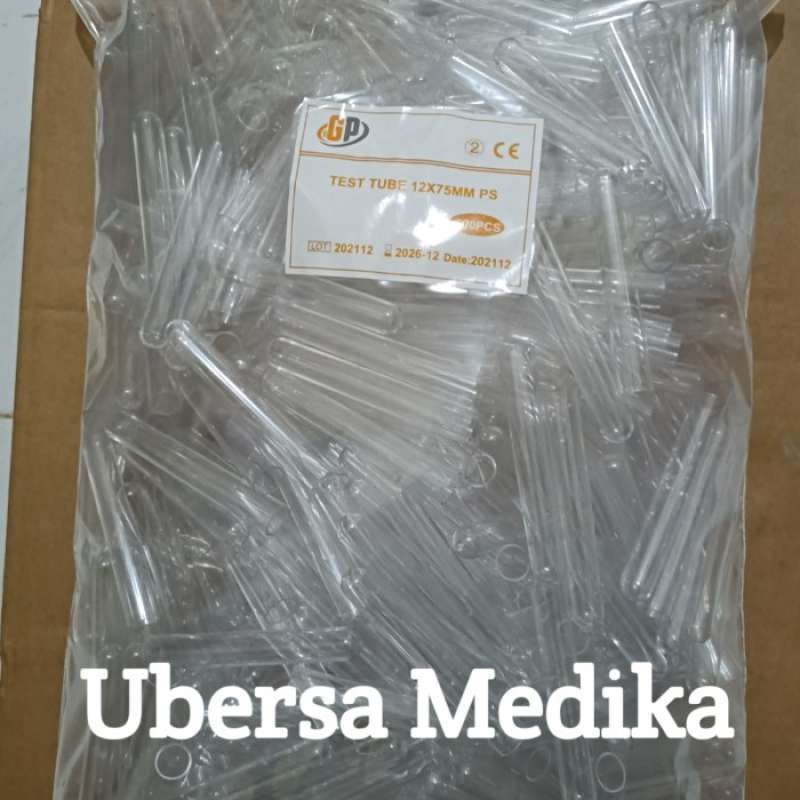 Jual Tabung Reaksi Gp Plastik 500pcs Per Pack / Test Tube Ps Di Seller ...