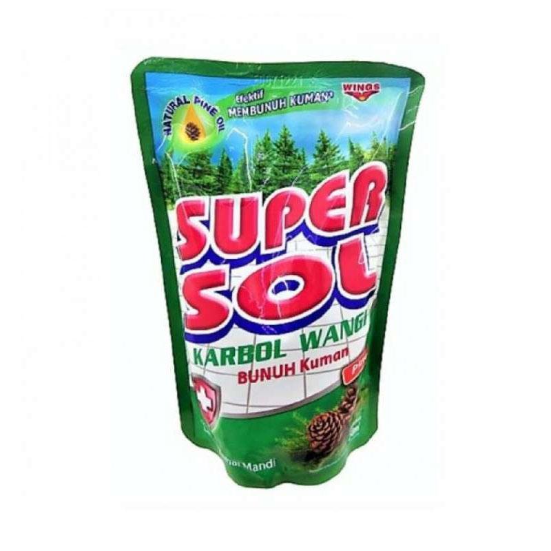 Jual SUPERSOL Karbol Pembersih Lantai Pouch [800 mL] di Seller Cirebon ...