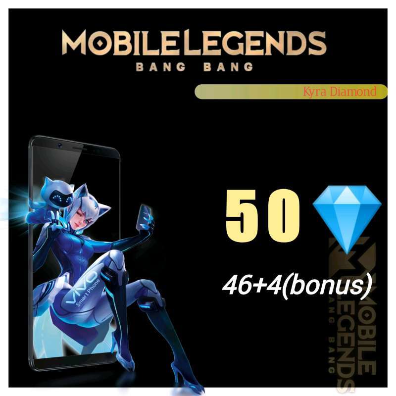 Jual Mobile Legends 50 Diamonds Di Seller Kyra Diamond - Gumilir, Kab ...