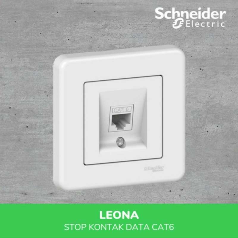 Jual Schneider Electric Leona - Stop Kontak Data RJ45 Cat 6 di Seller ...