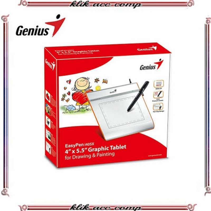 Jual Tablet Mouse Pen Genius i405/Genius Easy Pen I 405 X Tablet mouse ...