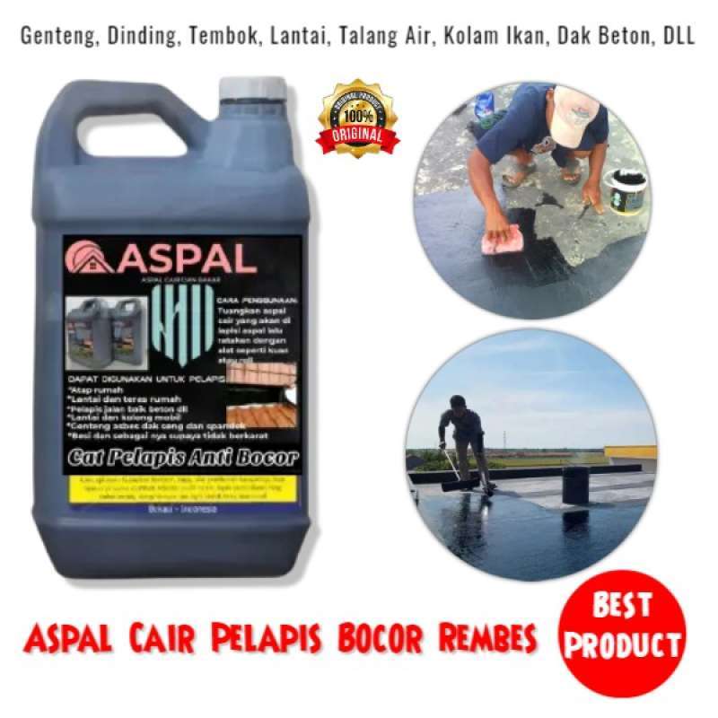 Promo Lem Tambal Atap Genteng Talang Seng / Aspal Emulsi Penambal Bocor ...