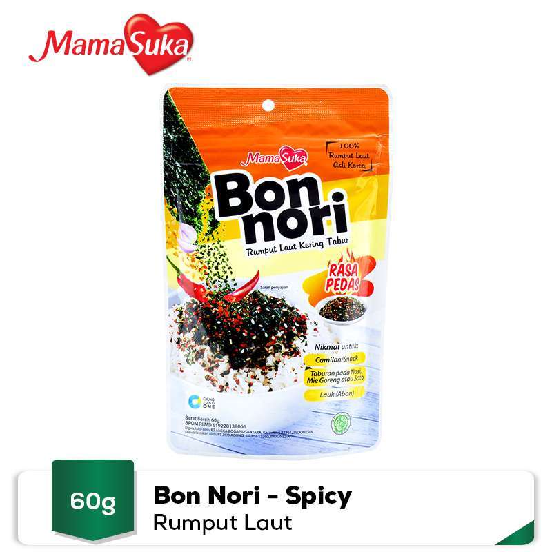 Jual MamaSuka Bon Nori Spicy [60 g] di Seller MamaSuka - MamaSuka ...
