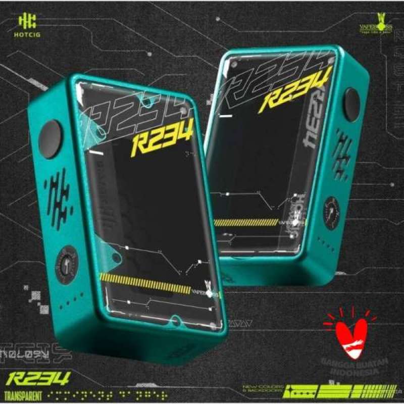 Jual Hotcig R234 Cyber Edition Box Mod By Hotcig X Vape Boss / R234 Mod ...