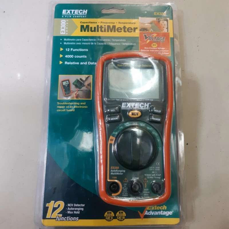 Jual Multimeter 12 Fungsi 12 Function Dmm Ex330 Extech di Seller Berkah ...