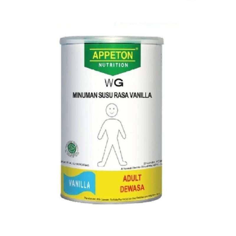 Jual Appeton Weight Gain Susu Untuk Gemuk Vanilla ( Dewasa ) - 450 Gram ...