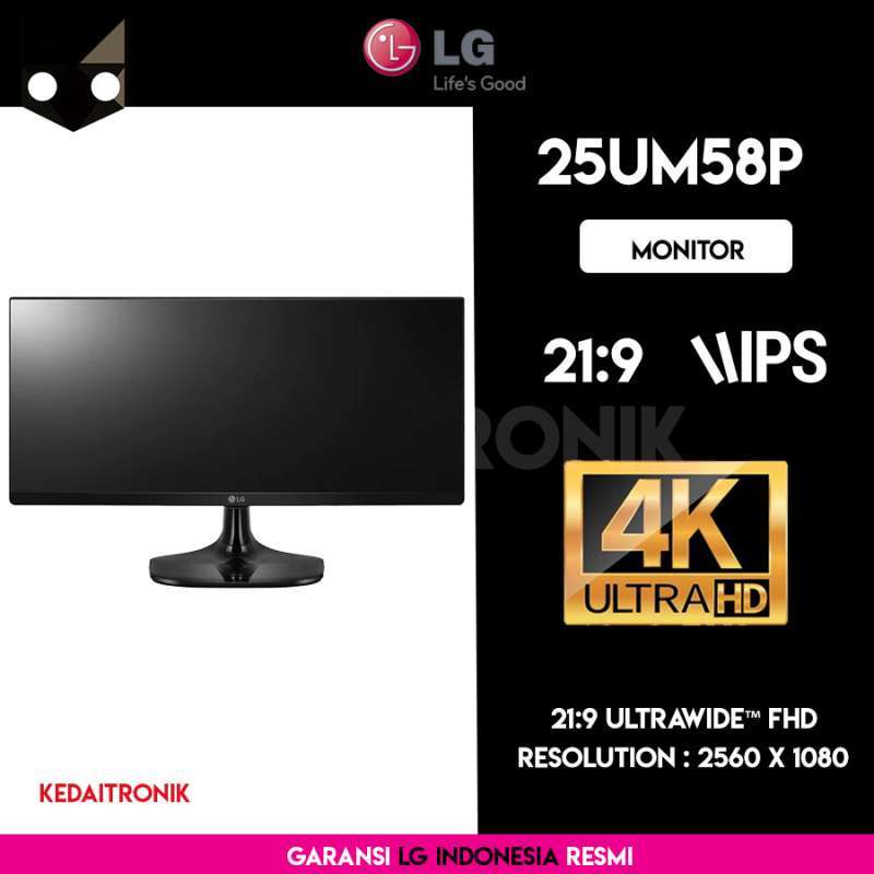 Jual Monitor Lg 25um58p Hdmi Ultrawide 25 Led 25um58-p Ips Panel Di ...