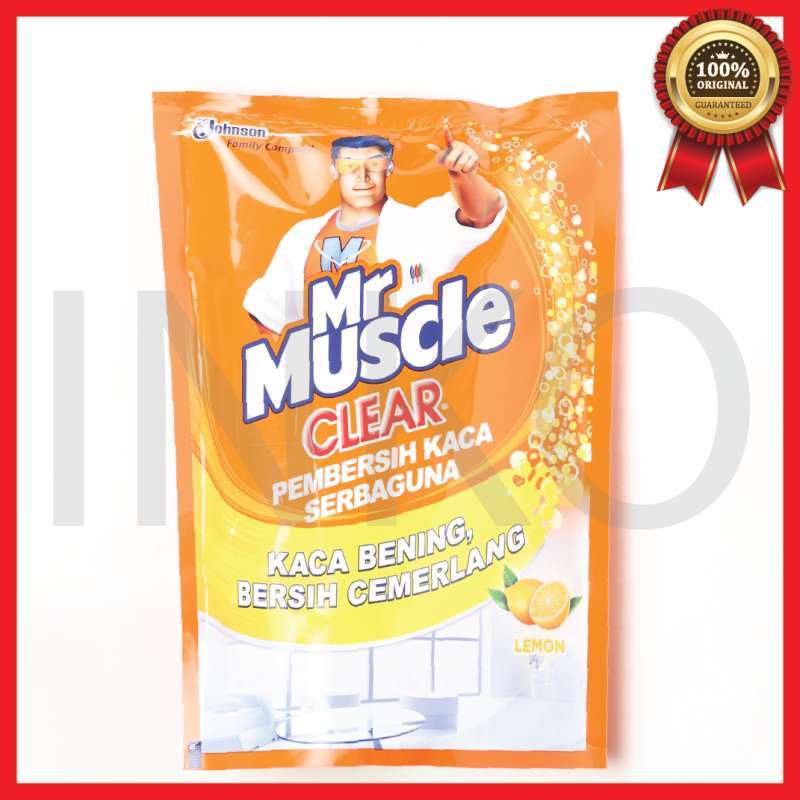 Promo Mr Muscle Clear Pembersih Kaca Serbaguna Kuning Pouch 440ml ...