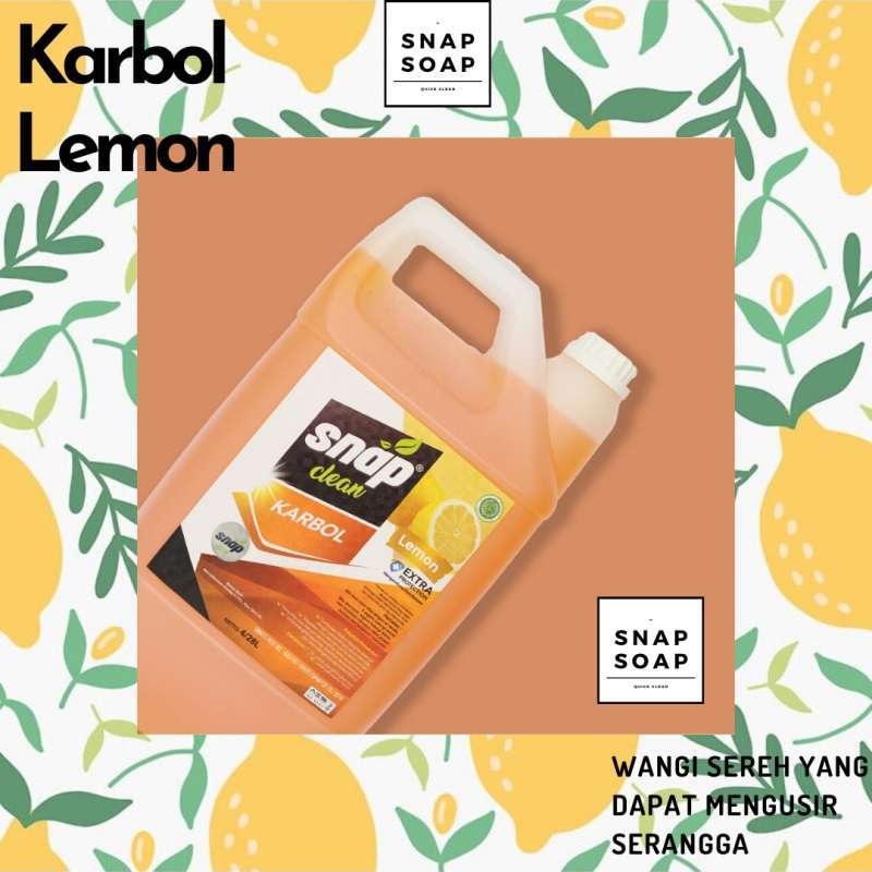 Jual Snap Clean Karbol Pembersih Lantai Kamar Mandi [4 L] di Seller ...