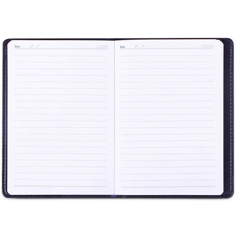 Jual Deli Buku notebook Cover kulit, didesain dengan selipan pulpen dan ...