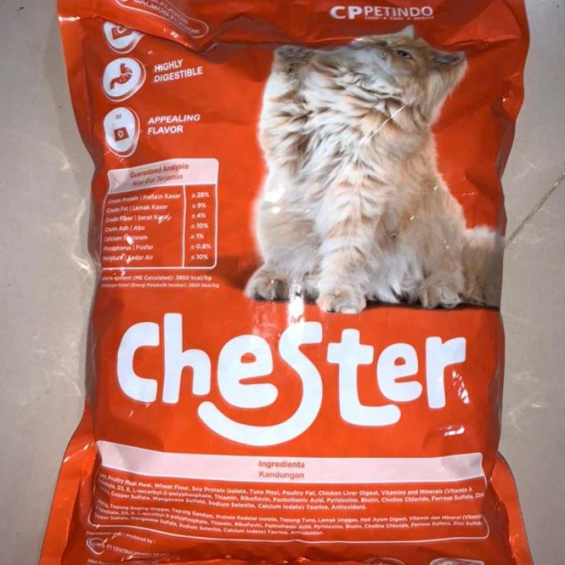 Jual Chester Cat Food Repack 5 Kg Makanan Kucing Chester Tuna Repack di ...