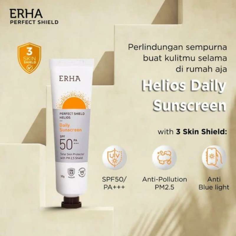 Jual Erha Perfect Shield Helios Spf 50/Pa++ Daily Sunscreen 30G di Seller Honey Beauty - Kota ...