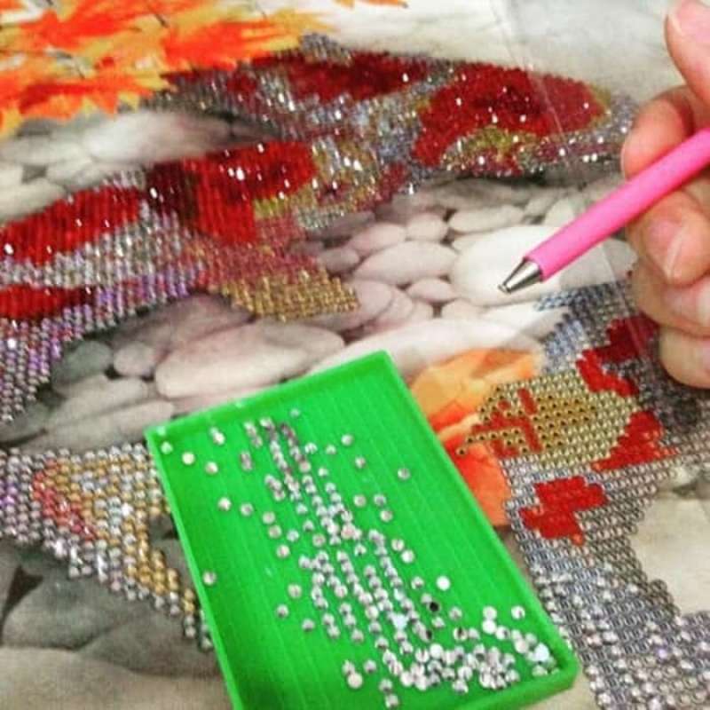 Jual DIY Diamond Painting Full Merak Emas Pengundang Rezeki 40×60cm D516 di Seller Onemarkets ...