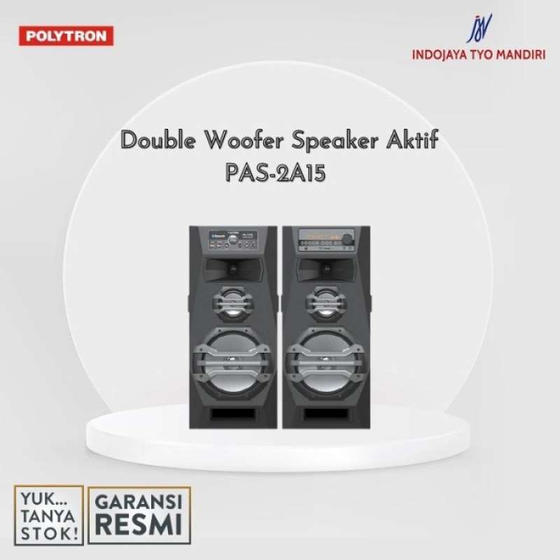 Jual POLYTRON PAS-2A15 Double Woofer Speaker Aktif With Remote Control di Seller Kamsahita ...