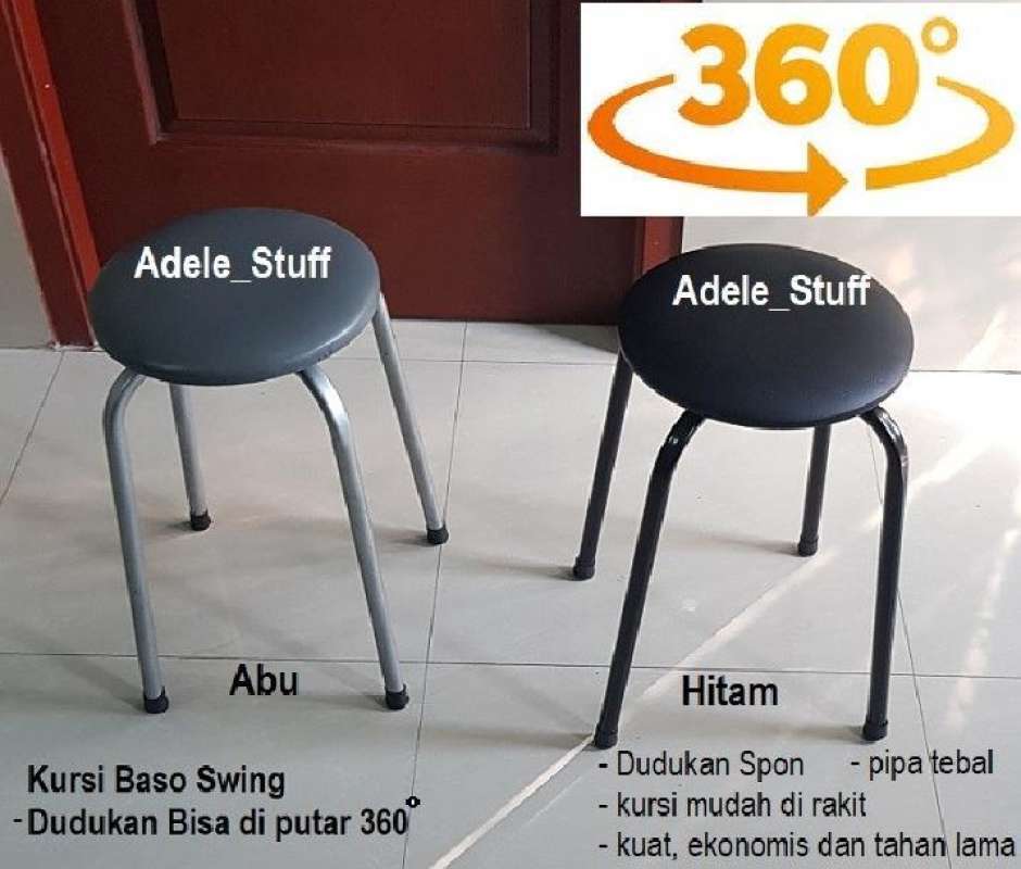 Jual Kursi Baso swing, Kursi putar, kursi bakso , kursi besi, kursi ...