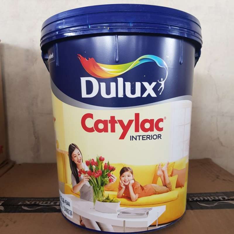 Promo CAT TEMBOK DULUX CATYLAC INTERIOR PUTIH @25KG Diskon 50% di ...