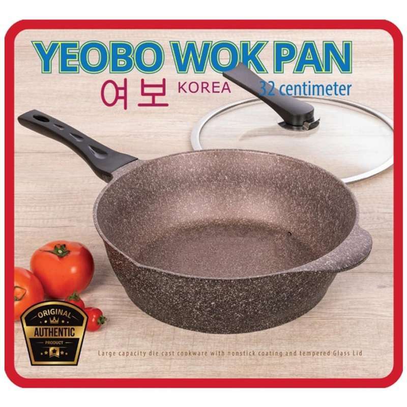 Promo YEOBO Marble Korea Grill Frying Pan Diskon 13% di Seller Shiny ...