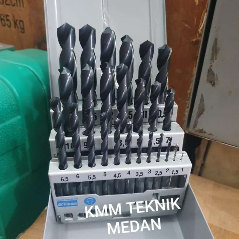 Jual Mata Bor Besi Set Nachi 1 - 13 Mm 1mm Sampai 13mm Drill Bit Set Di ...