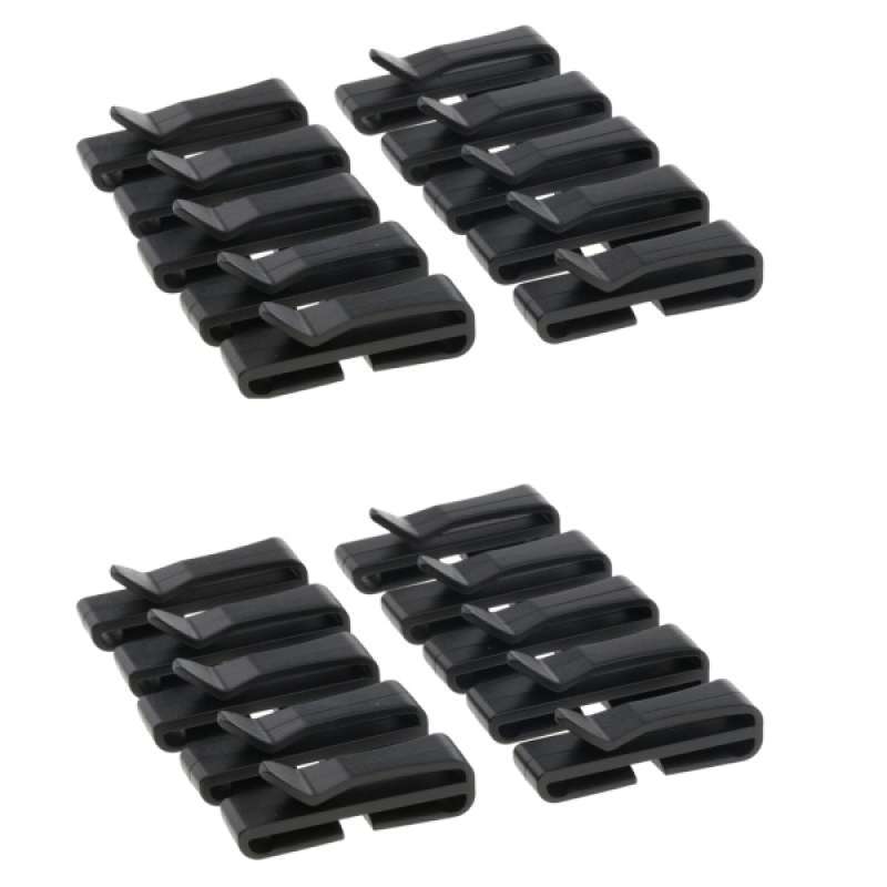 Promo 20Pcs Molle Webbing Connecting Clips Strap Buckle Backpack Quick ...