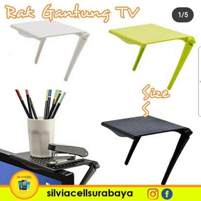 Jual Rak Gantung Modem Wifi Remot TV Screen Top Shelf Monitor Komputer ...