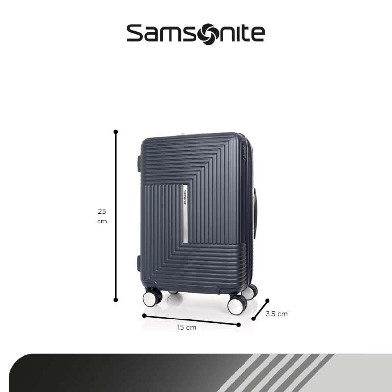 Promo Samsonite Koper Hardcase Apinex Cabin 20 Inch - Matte Dark Navy ...