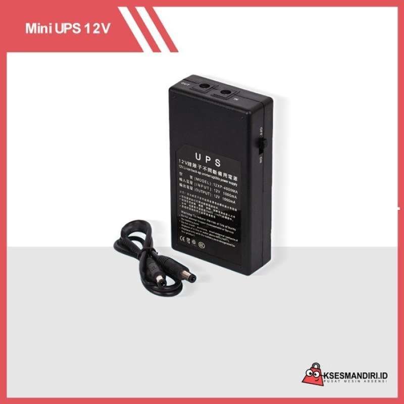 Jual Mini Ups 12v 2a Original Untuk Fingerprint Mesin Absensi Di Seller ...