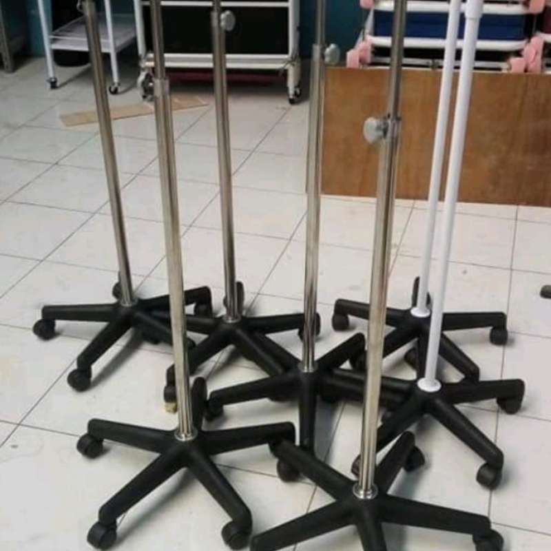 Promo Tiang Infus Stainless Steel/tiang Infus Roda/tiang Infus Kaki 5 ... Promo Tiang Infus Stainless Steel/tiang Infus Roda/tiang Infus Kaki 5 ...