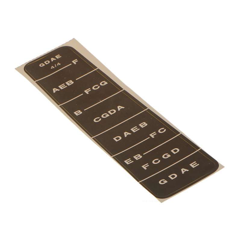 Promo Violin Player Beginners Finger Position Learning Sticker Black ...