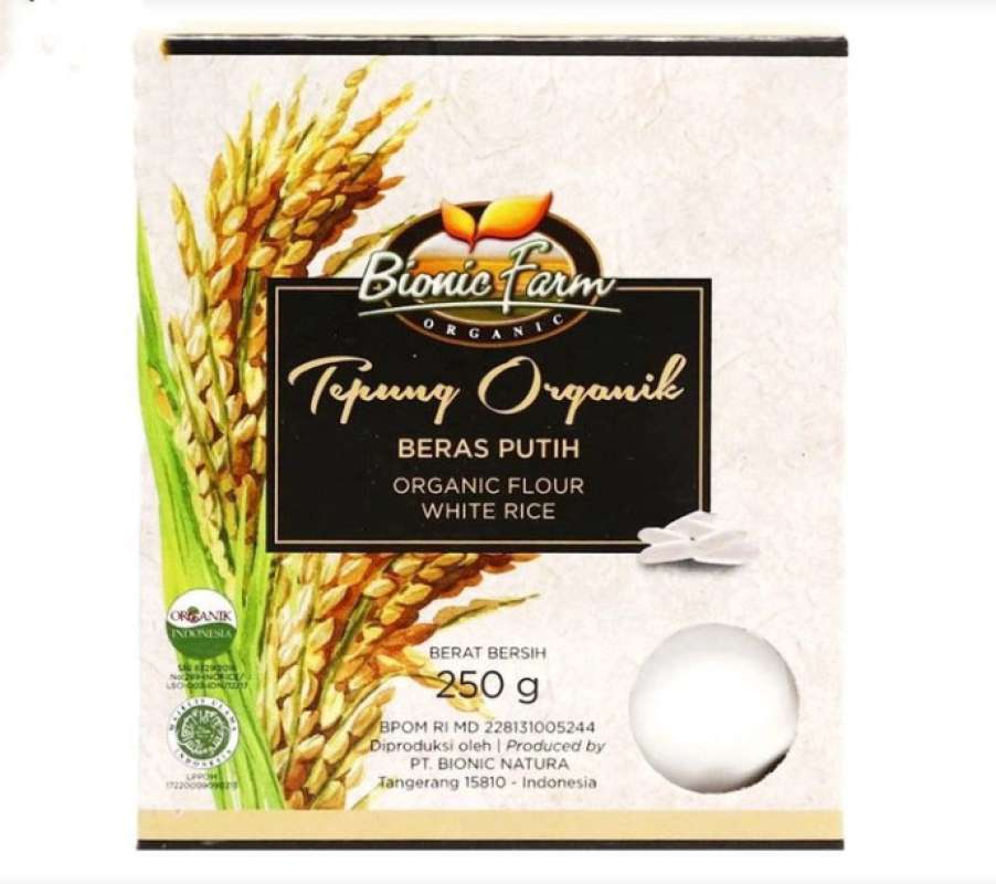 Jual Bionic Farm Tepung Beras Putih Organik 250Gr di Seller Alora ...
