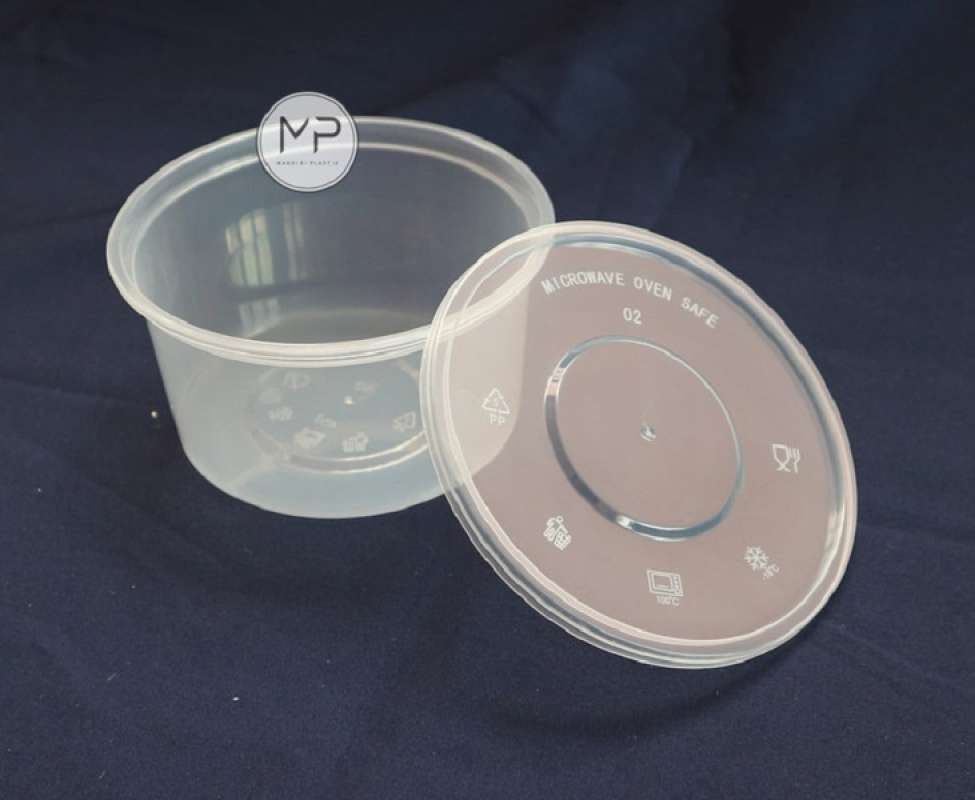 Jual Thinwall mangkok / bowl / food kontainer tahan panas 450ml - 25pcs - Transparant di Seller ...