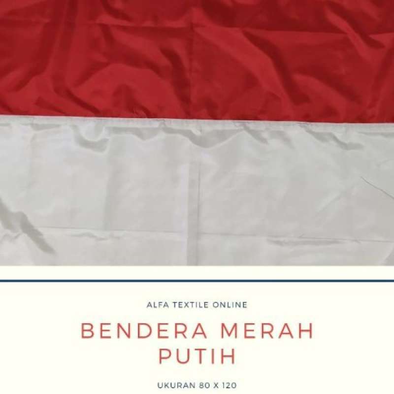 Jual Alfa Textile Bendera Merah Putih Ukuran 80 X 120 - Merah Putih di ...