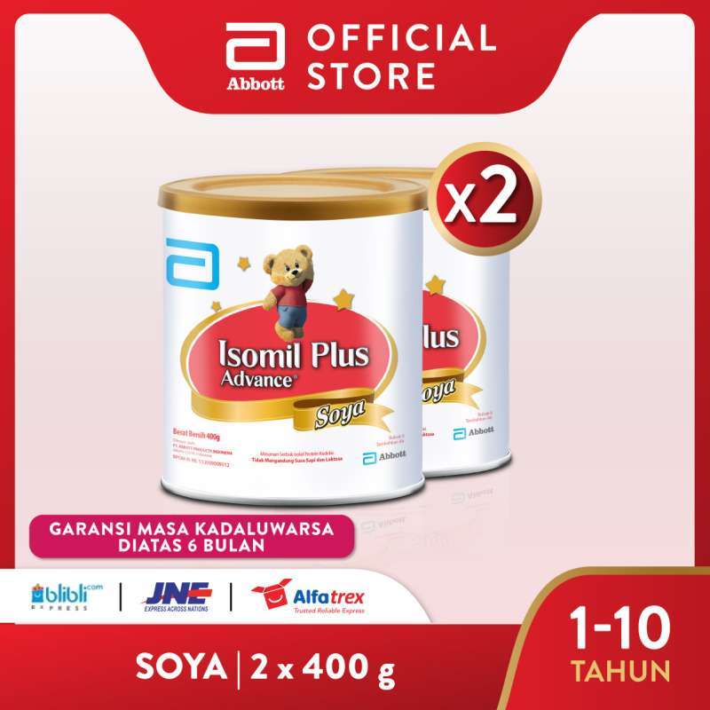 Jual Isomil Plus Advance Soya 400 g (1-10 tahun) Susu Pertumbuhan Anak ...