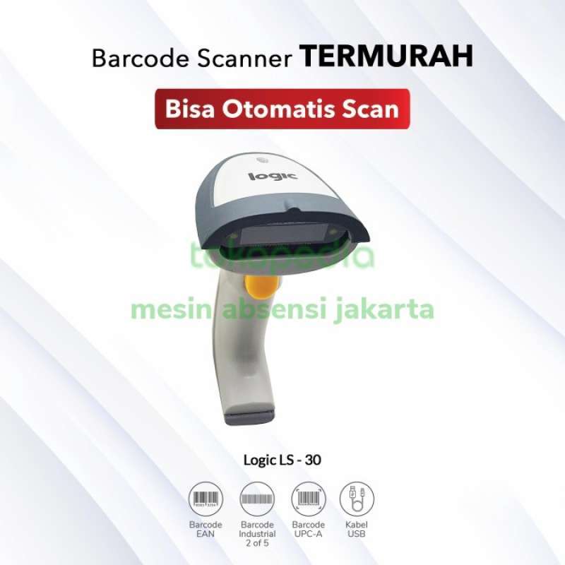 Promo Logic Ls 30 Barcode Scanner Logic Ls 30 Bisa Auto Scan Barcode ...