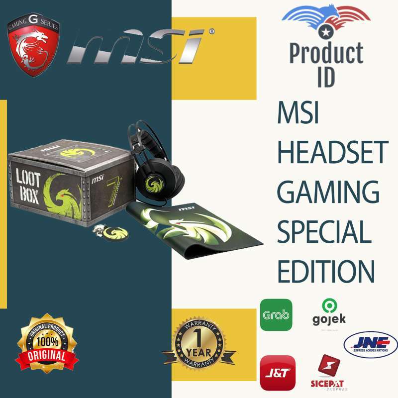 Jual MSI HEADSET GAMING SPECIAL EDITION LOOT BOX di Seller GAMER ID ...