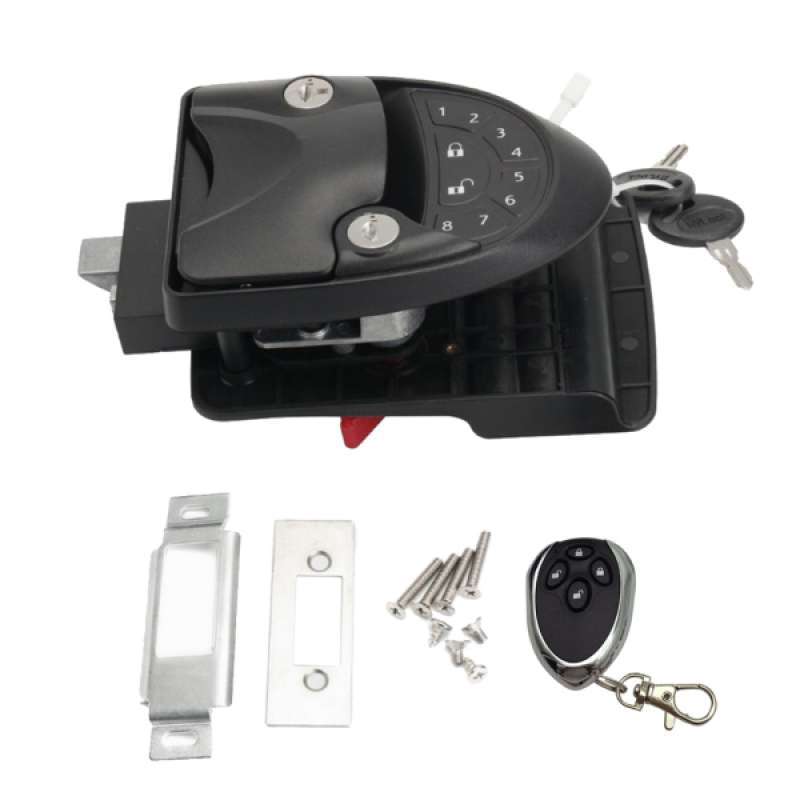 Jual Car Part Remote Control Keyless Entry Door Lock Latch Key Handle ...