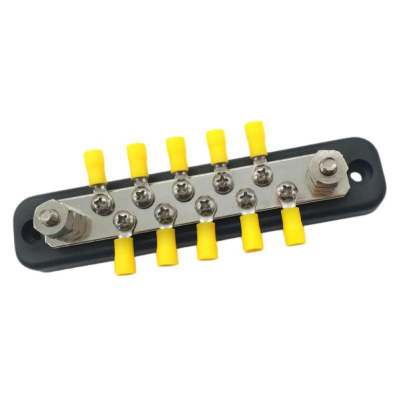 Promo 10 Way Single Stud Bus Bar Electric Terminal with 10X Terminal ...
