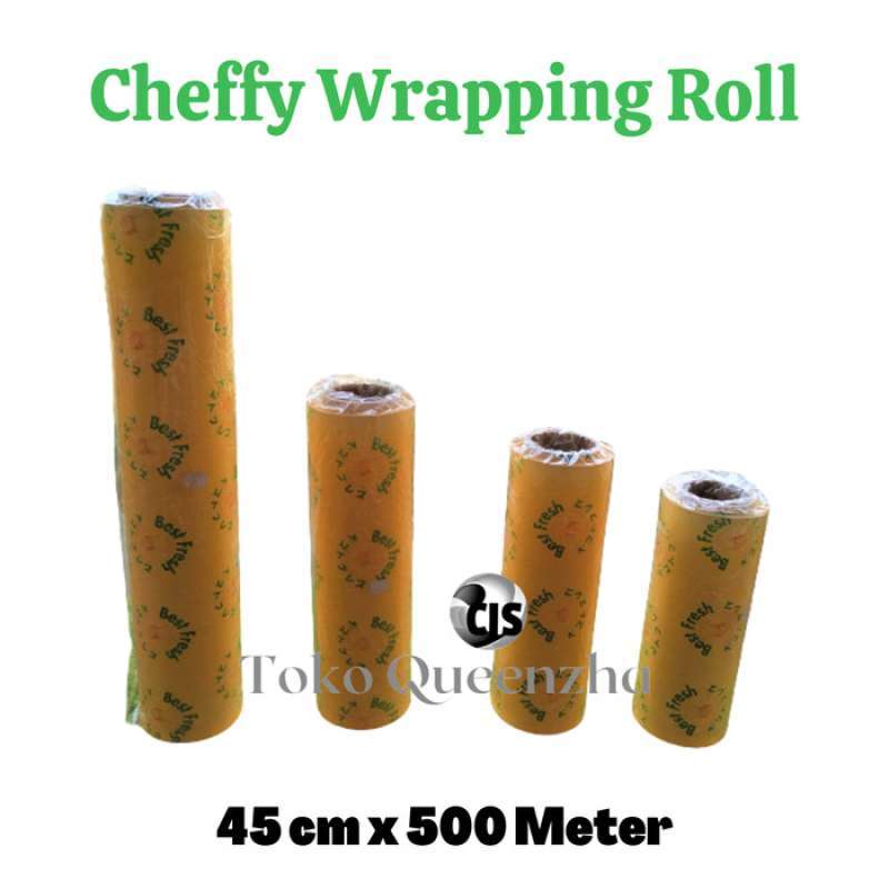 Jual CHEFFY WRAPPING ROLL 45 CM X 500 M / FOOD WRAPPING FILM 45 CM X ...