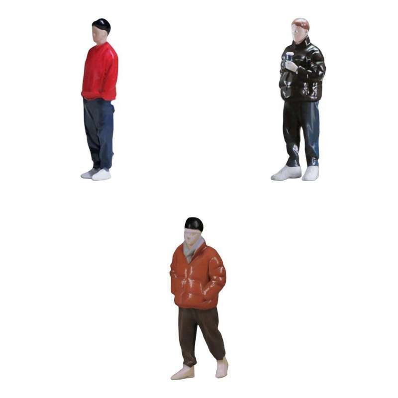 Promo Realistic 1:32 People Figure Hand Painted DIY Projects Railway ...
