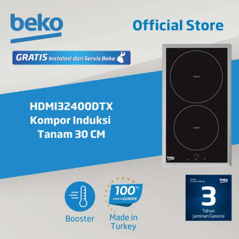 Jual Beko Kompor Induksi Tanam 30cm HDMI-32400-DTX 2 Tungku di Seller ...