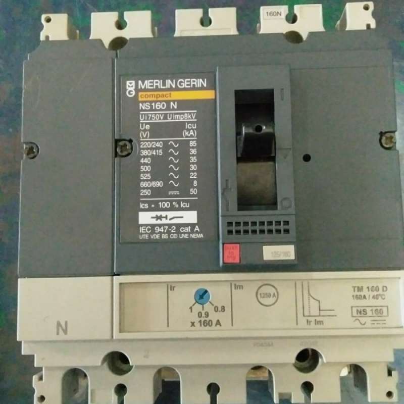 Promo MCCB MERLIN GERIN 4P NS160N 125A Diskon 23% di Seller Kamijaya ...