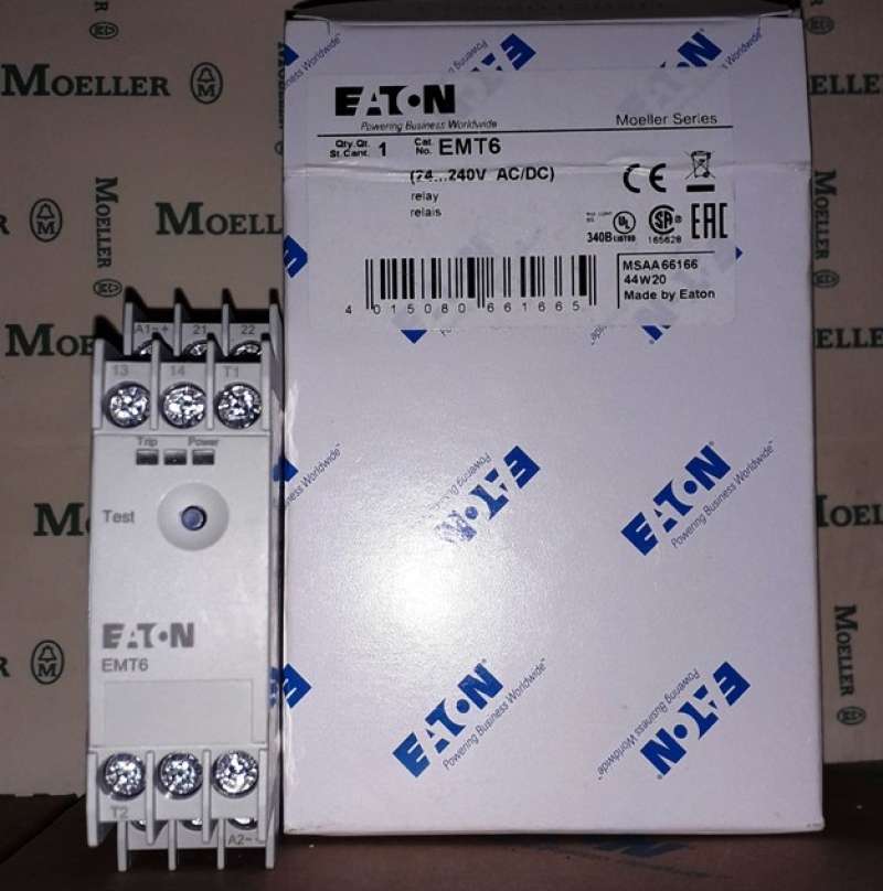 Promo EMT6 EATON Moeller Thermistor Overload Relay 24-230VAC/DC Diskon ...